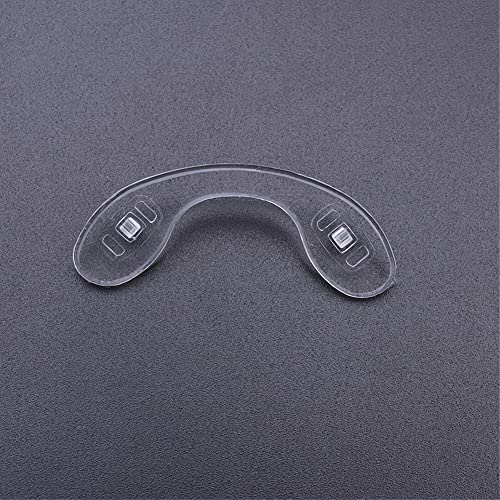 Eyeglasses Nose Pads,BEHLINE Glasses Bridge Strap/Saddle Bridge,Soft Silicone Anti-Slip Replacement Nosepads,Screw-in Eyeglasses Nose Piece for Eye Glasses Sunglass Eyewear Optical (Large-Adult)