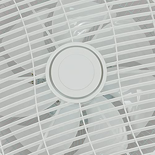 HAPPCUCOE Modern Ceiling Chandelier Flush Mount Ceiling Fan Light Dimmable LED Remote Control Chandelier White Bedroom Living Room Office 110V New