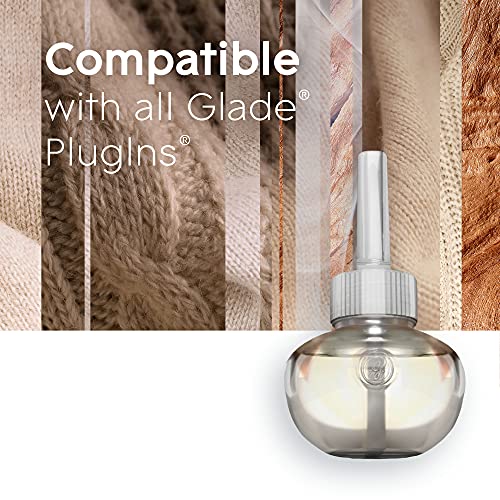 Glade PlugIns Scented Oil 10 Refills, Air Freshener, Cashmere Woods, 10 x 0.67 oz, Packaging May Vary