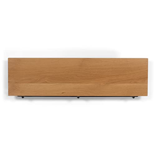 DAKODA LOVE Solidwood Interiors White Oak Wood Floating Shelf | Premium Craftsman Quality (18" L x 6" D x 1.38" H)