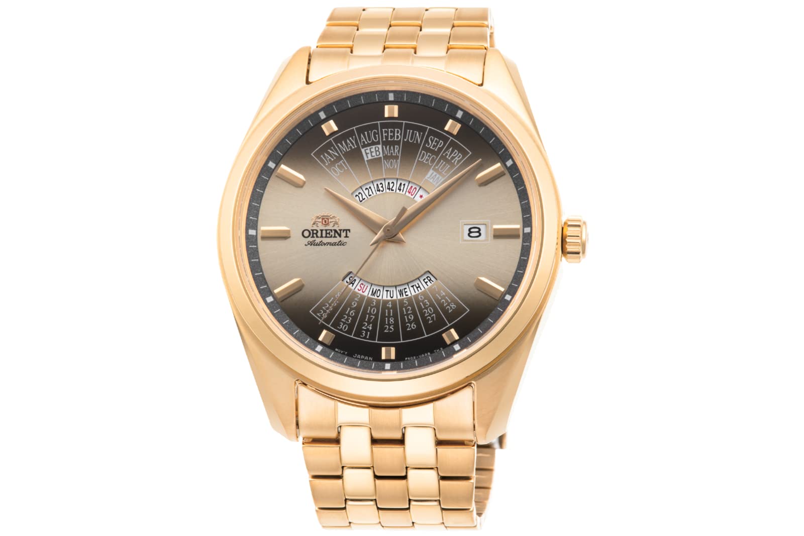 Orient Multi-Year Calendar Japanese Automatic Sports Watch, Champagne, RA-BA0001G10B