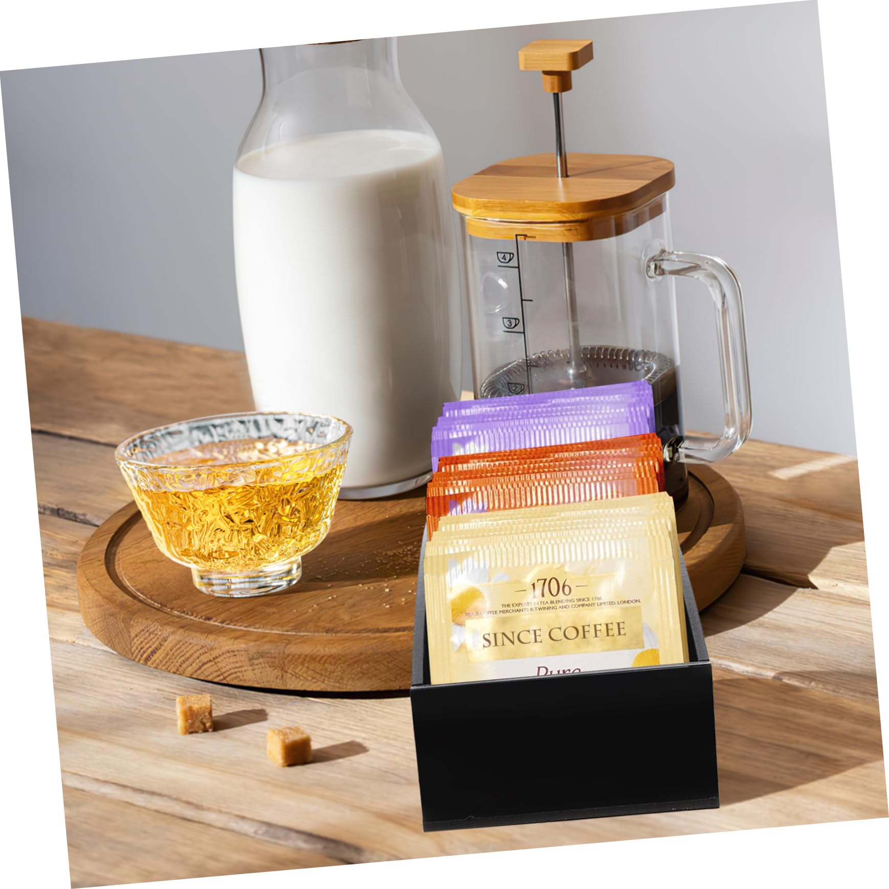 SHERCHPRY Box Coffee Pod Storage Box Coffee Bar Accessories Coffee Capsules Rack Tea Organizer for Tea Bag Storage Café Tea Storage Chests Drink Cafetiere Office Acrylic Jewelry Spice Rack