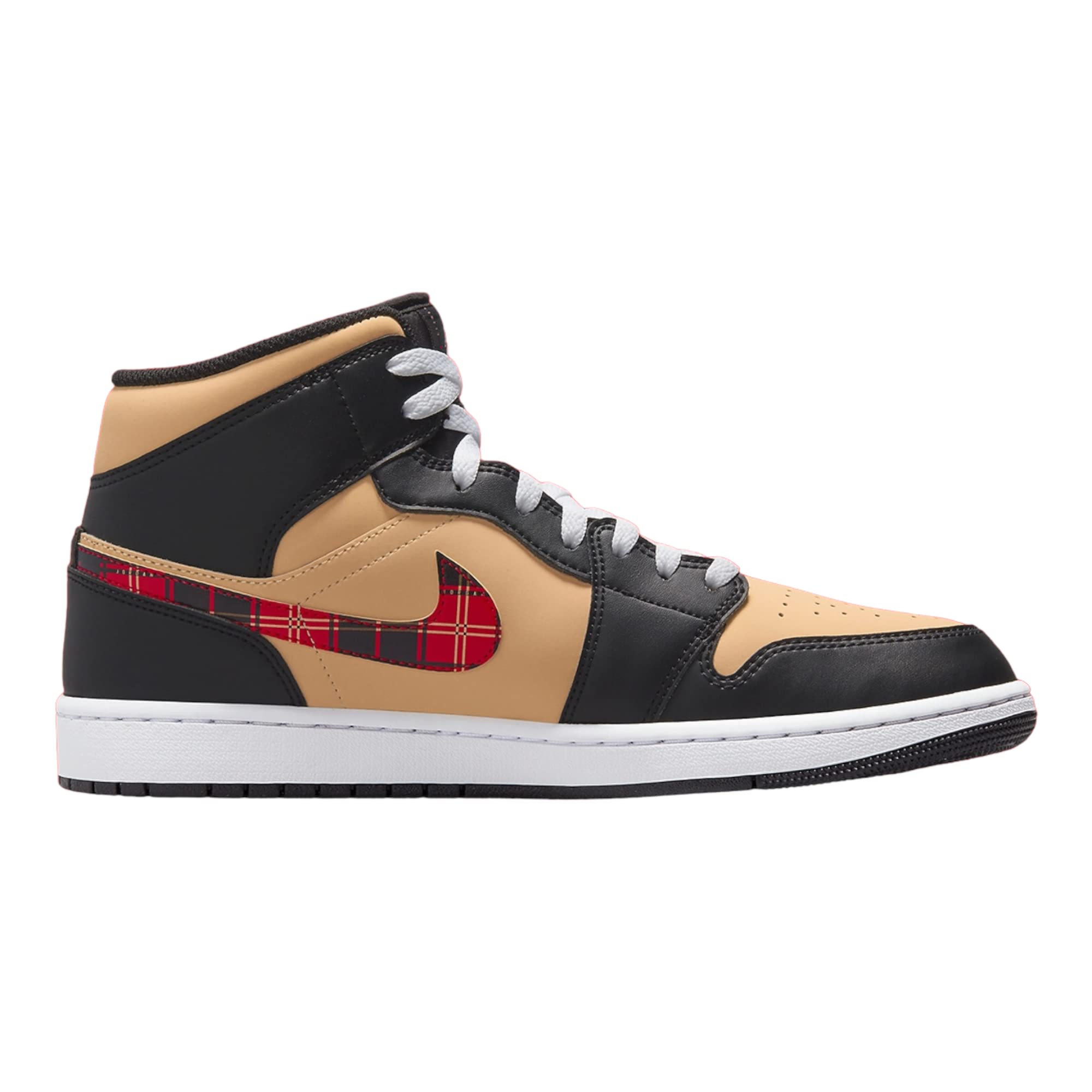Jordan Mens Air 1 Mid SE DZ5329 001 - Size 11.5, Black/Multi-color-sesame