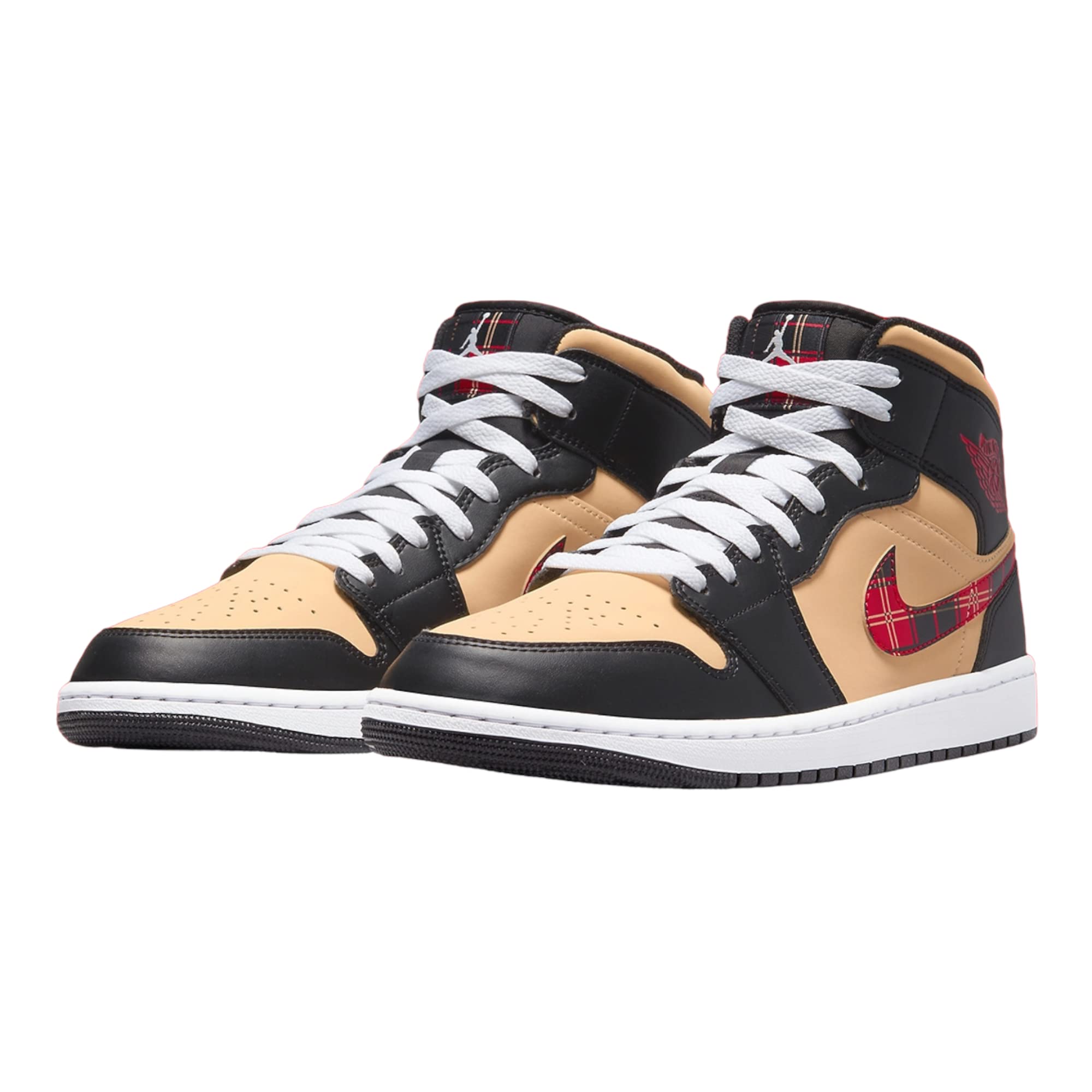 Jordan Mens Air 1 Mid SE DZ5329 001 - Size 11.5, Black/Multi-color-sesame