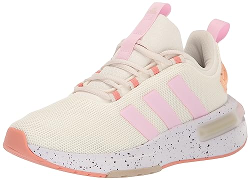adidas Women's Racer TR23 Sneaker, Off White/Orchid Fusion/Wonder Beige, 9