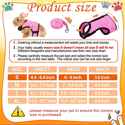 3 Pieces Guinea Pig Harness with Leash Small Pet Harness Fruit Plaid Pattern Adjustable Padded Walking Vest for Pet Hamster Ferret and Squirrel Small Animals (Pineapple, Red Plaid, Strawberry, Small)