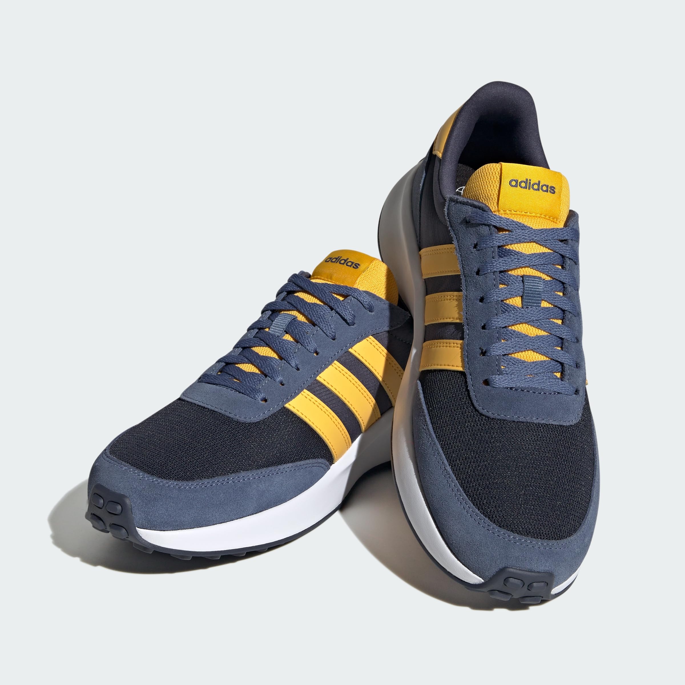 adidas Men's Run 70s Sneaker, Ink/Bold Gold/Crew Blue, 12