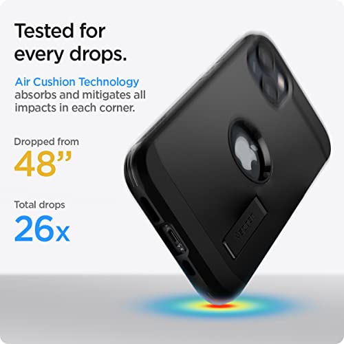 Spigen Tough Armor [Extreme Protection Tech] Designed for iPhone 13 Case (2021) - Black