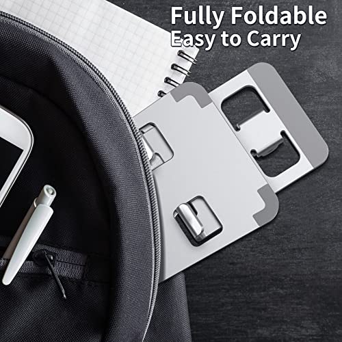 Sakya Folding Cell Phone Stand, Fully Adjustable Desktop Phone Holder Cradle Dock Compatible with Phone 14, Plus, Pro, Pro Max, 13 12 X XS,Android Smartphone, Pad (7-12"), Desk Accessories Upgrade