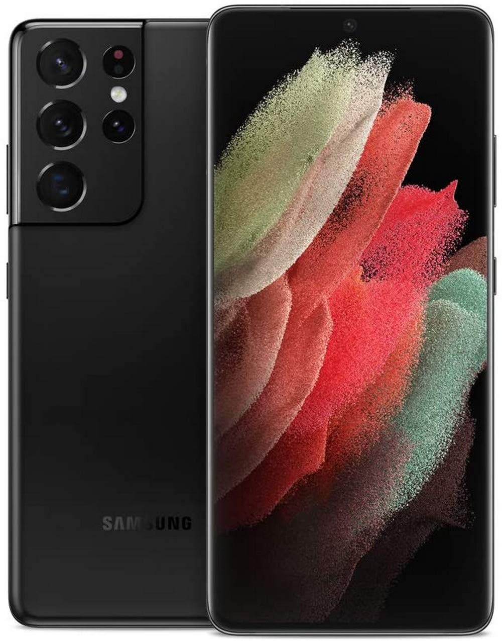 SAMSUNG Galaxy S21 Ultra G998 5G | T-Mobile Locked Android Smartphone | US Version 5G Smartphone | Pro-Grade Camera, 8K Video, 108MP High Resolution | 128GB - Phantom Black (Renewed)