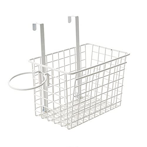VOSAREA Wall Mount Bathroom Hair Care Hot Styling Tool Storage Basket Metal Wire Organizer Container for Hair Dryer Shampoo Lotion Conditioner Accessory Holder