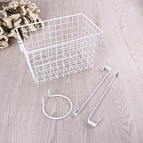 VOSAREA Wall Mount Bathroom Hair Care Hot Styling Tool Storage Basket Metal Wire Organizer Container for Hair Dryer Shampoo Lotion Conditioner Accessory Holder