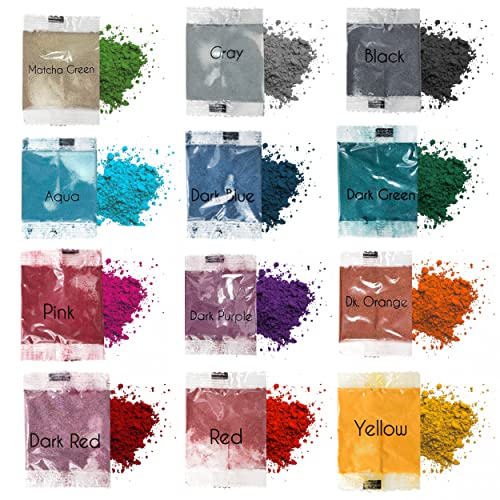 2X Tie Dye Powder │Tie Dye Powder Refills for Tie Dying │Fabric Dyes │12 Colors Tie Dye Powder 24 Total Dye Packets│2X Refills for Tie Dye │Mesi Colorz Tie Dye Refills