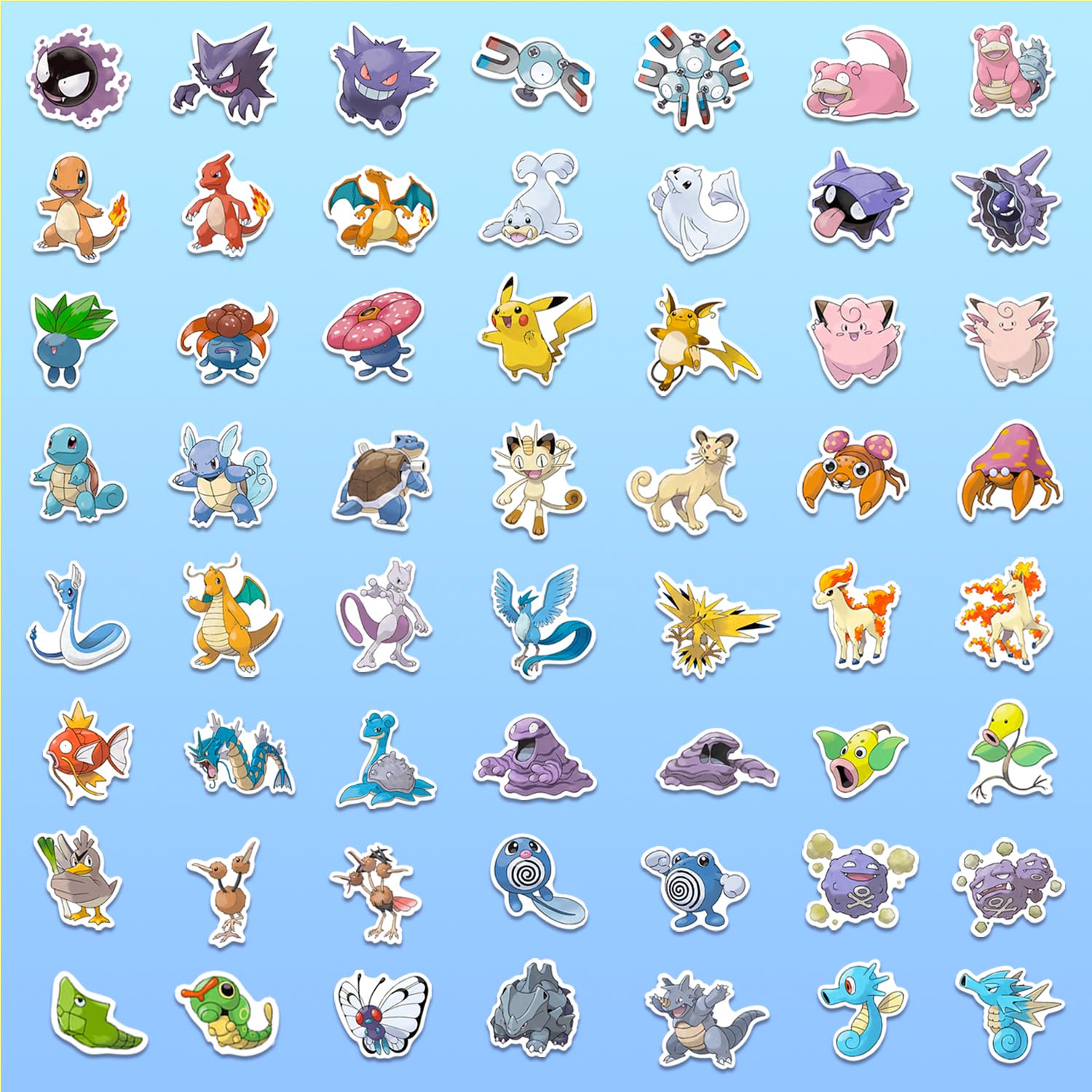 300 PCS Cute Cartoon Anime Stickers Cool Cartoon Stickers for Water Bottles,Laptop,Phone,Skateboard,Bicycle