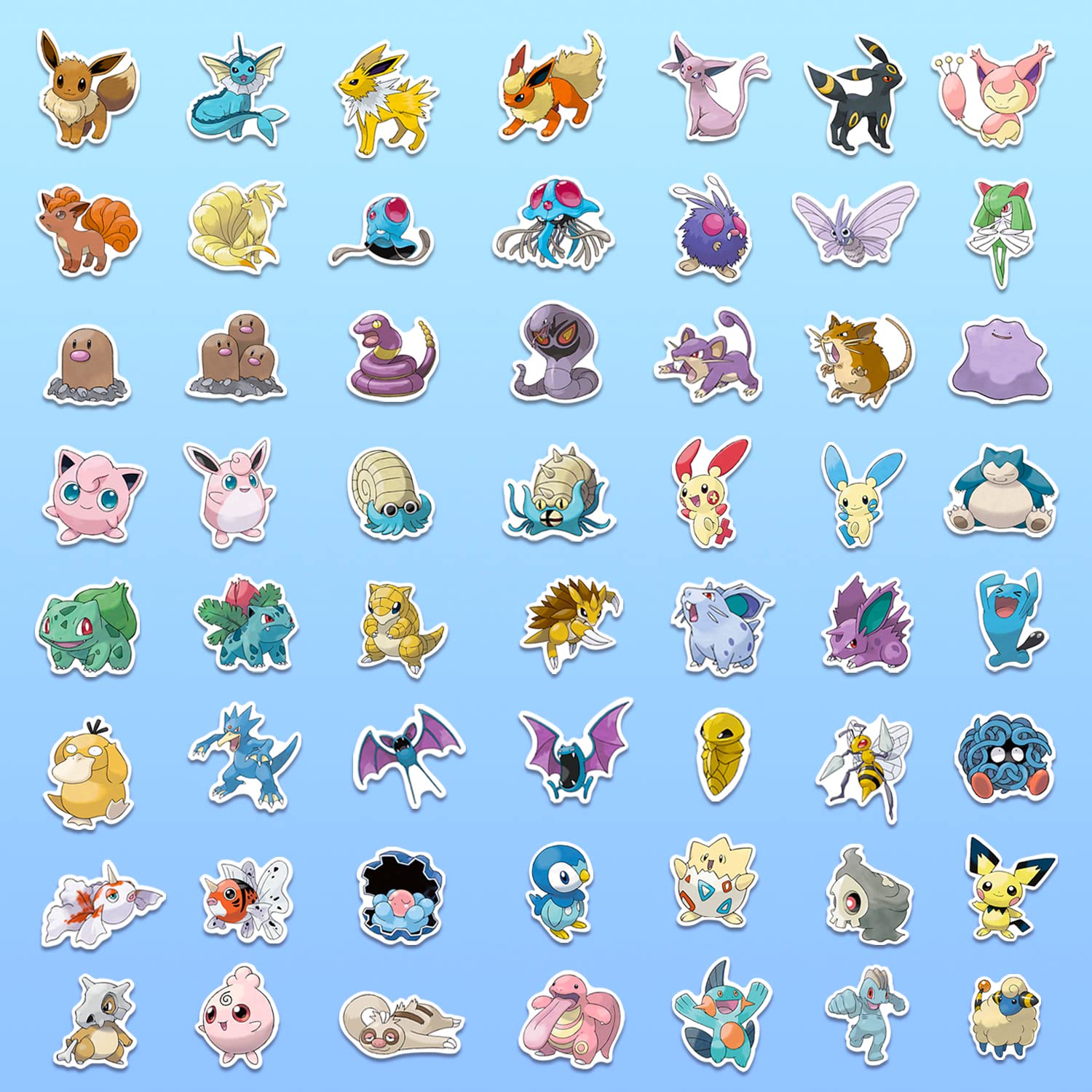 300 PCS Cute Cartoon Anime Stickers Cool Cartoon Stickers for Water Bottles,Laptop,Phone,Skateboard,Bicycle