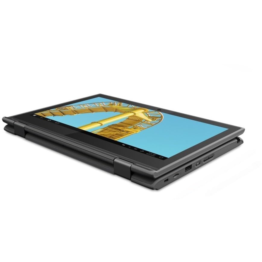 Lenovo 300e Windows 2nd Gen 81M900ESUS 11.6" Touchscreen Netbook - HD - 1366 x 768 - Intel Celeron N4120 Quad-core (4 Core) 1.10 GHz - 4 GB Total RAM - 4 GB On-Board Memory - 128 GB SSD - Black