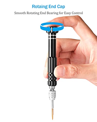 Eyeglass Repair Kit with Screws and Nose Pads, Pocket Size Optical Screwdriver, Micro Glasses Tightening/Fixing Tools, 4 in 1 Magnetic Small Screw Driver for Eye Glasses, Laptop, Watches, Electronics