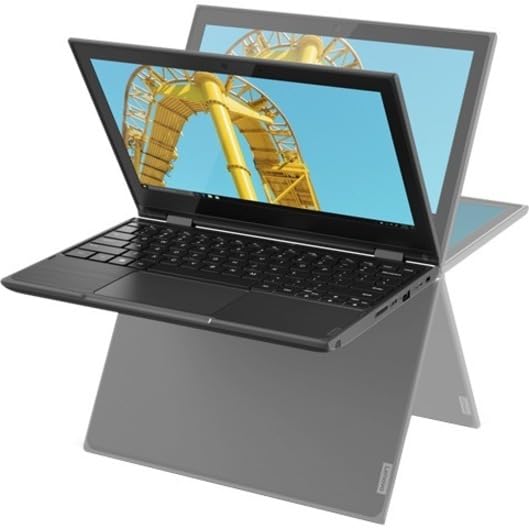 Lenovo 300e Windows 2nd Gen 81M900ESUS 11.6" Touchscreen Netbook - HD - 1366 x 768 - Intel Celeron N4120 Quad-core (4 Core) 1.10 GHz - 4 GB Total RAM - 4 GB On-Board Memory - 128 GB SSD - Black