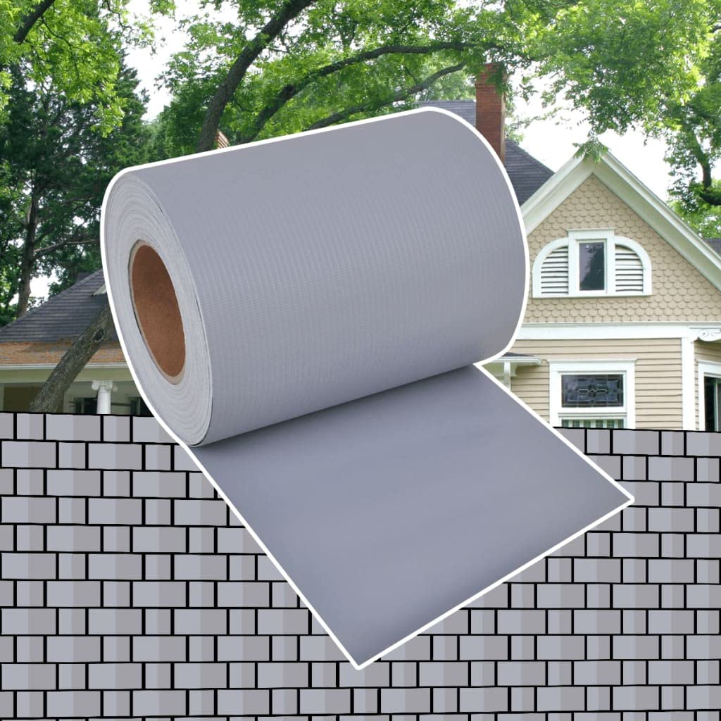 Garden Privacy Screen,Garden Fence Border,Portable Fence,Privacy Fence,Fencing for Yard,Private Fence,Garden Fence for Dogs,for Patio,Backyard,Outdoor Pool,Porch,PVC 229.7'x0.6' Light Gray