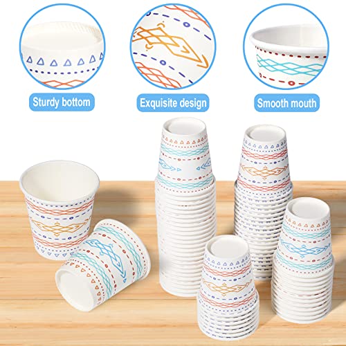 Grotreco 3oz Disposable Bathroom Cups, 300 Pack Small Paper Cups, Mini Mouthwash Cups, Paper Espresso Cups, Drinking Cups for Water, Juice, Coffee, Perfect for Party Home and Office