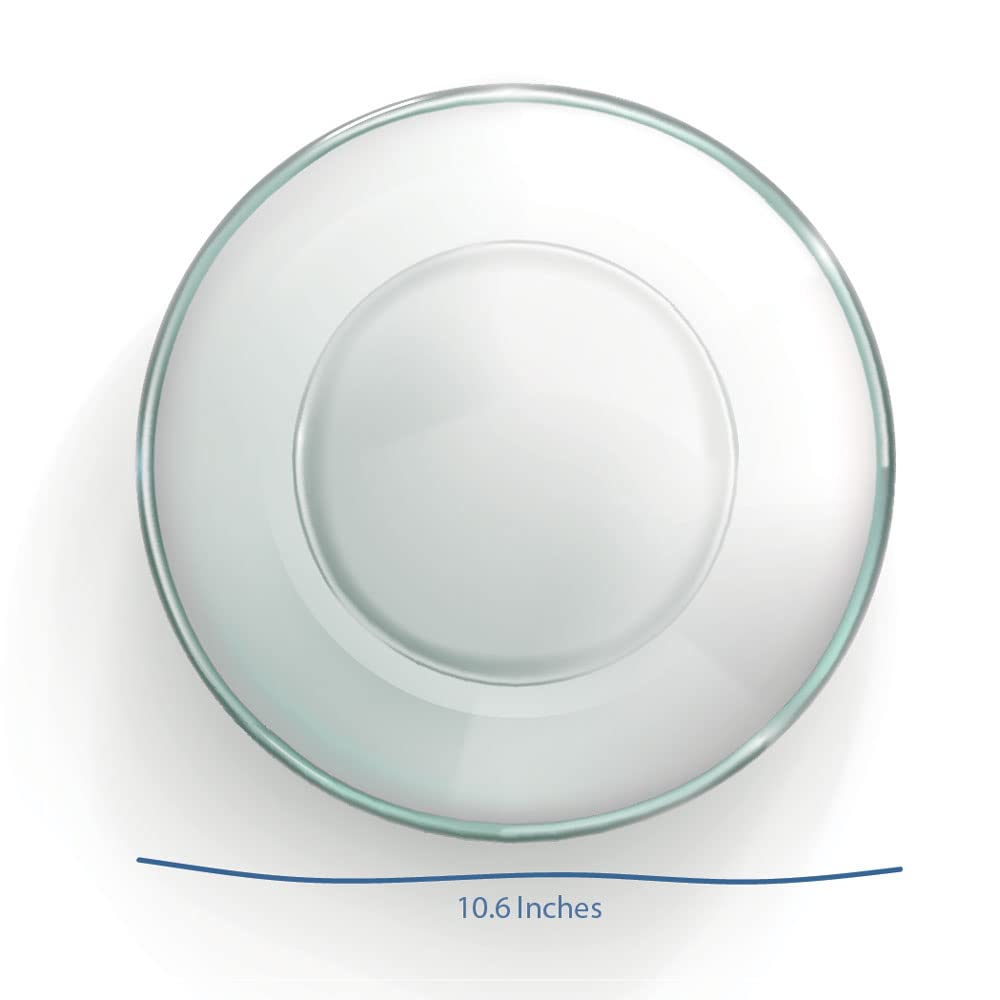 SEDLAV Round Clear Glass Dinnerware Set (12 Pieces)