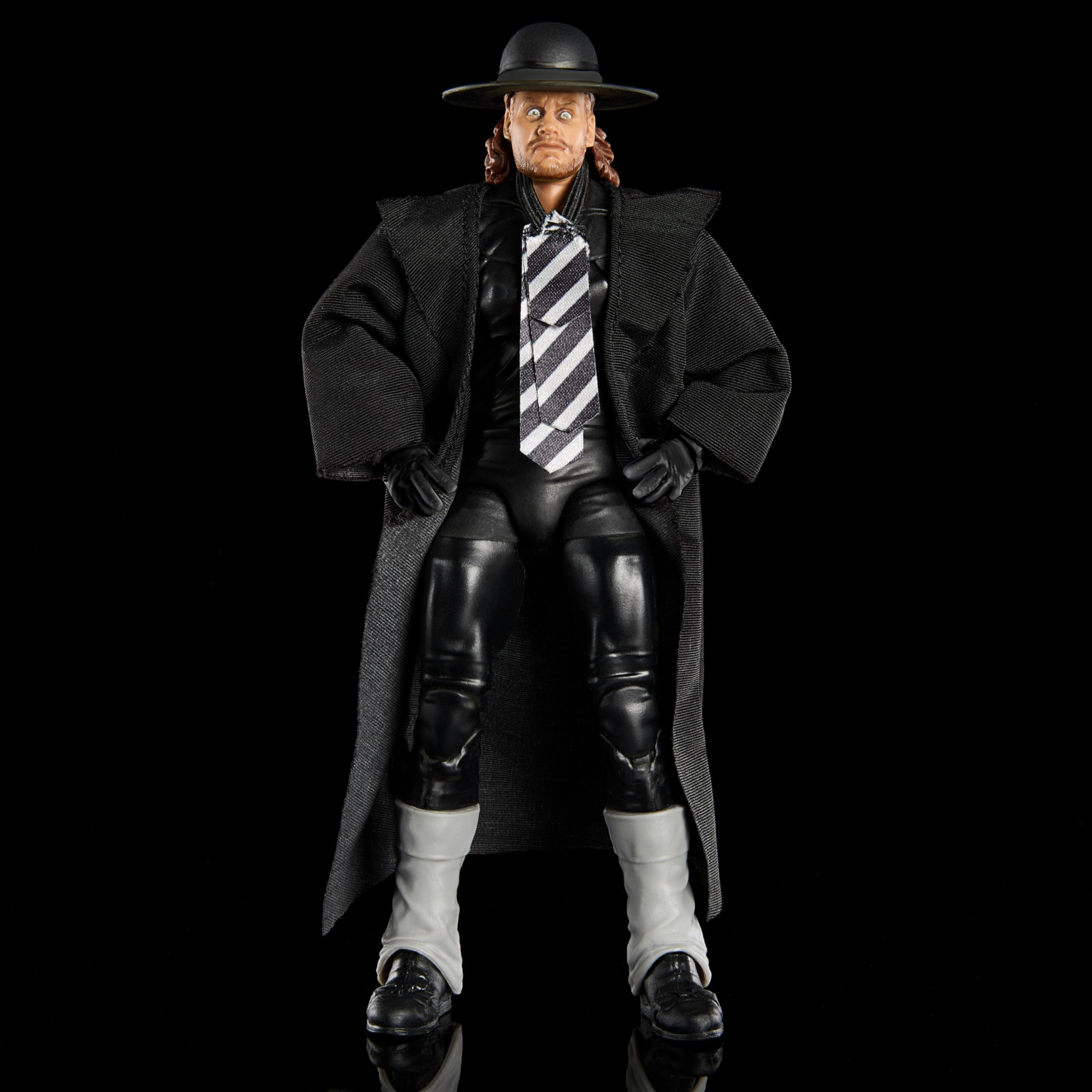 Mattel WWE Set of 2 Action Figures, Ultimate Edition Survivor Series 1990 Undertaker & Gobbledy Gooker Collectibles with Interchangeable Accessories