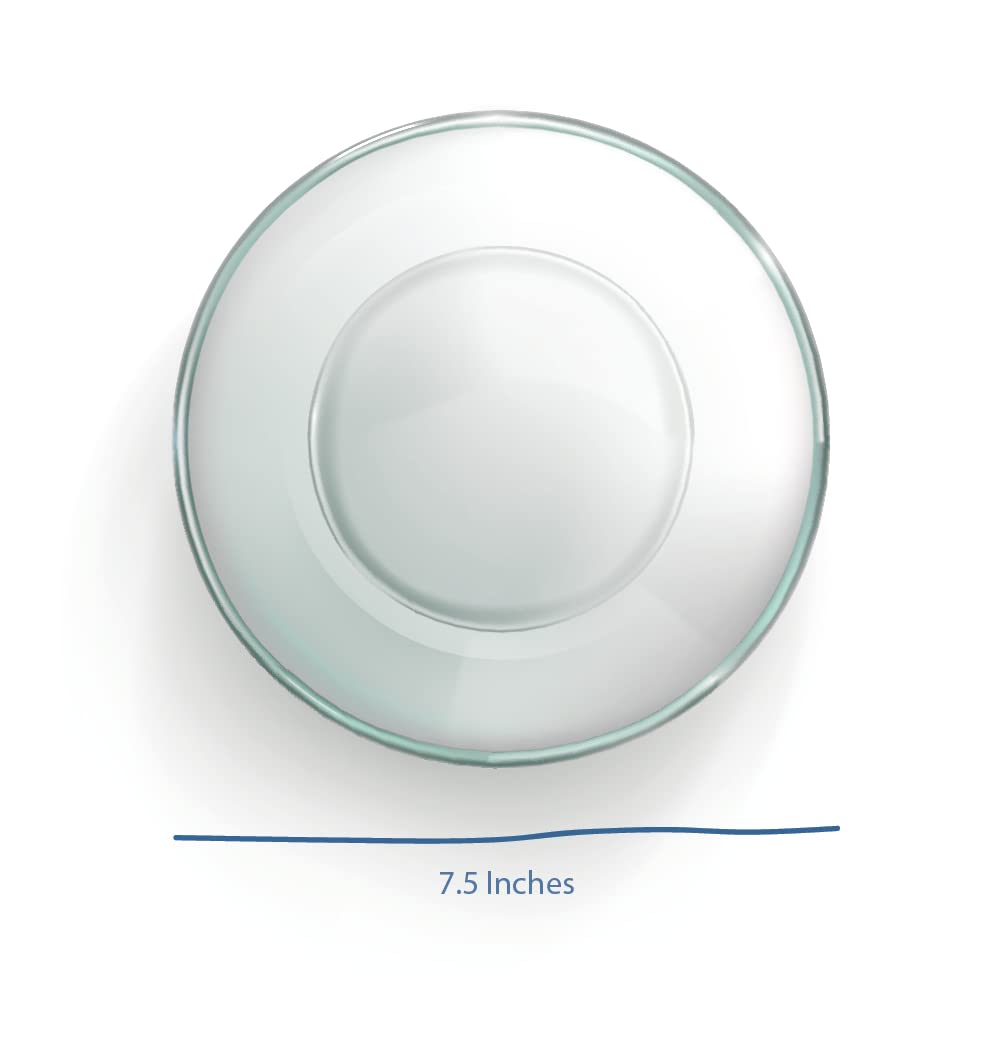 SEDLAV Round Clear Glass Dinnerware Set (12 Pieces)