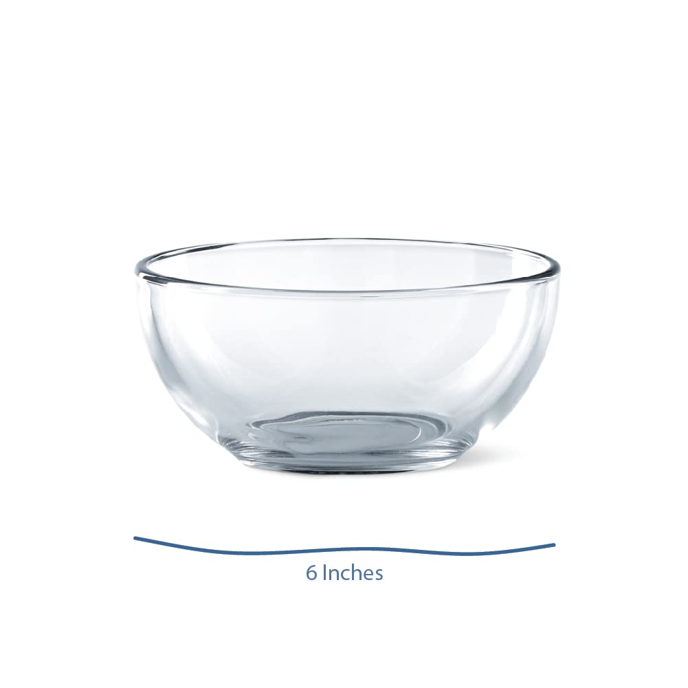 SEDLAV Round Clear Glass Dinnerware Set (12 Pieces)