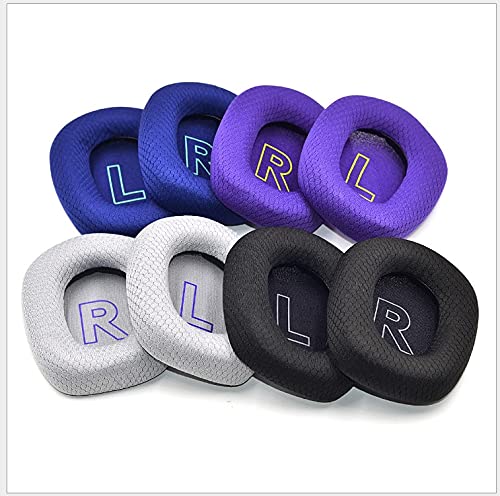 Replacement Ear Pads Ear Cushion Earpads for Logitech G733 G 733 Lightspeed Wireless Gaming Headset, Headphones Earpads with Memory Foam Purple