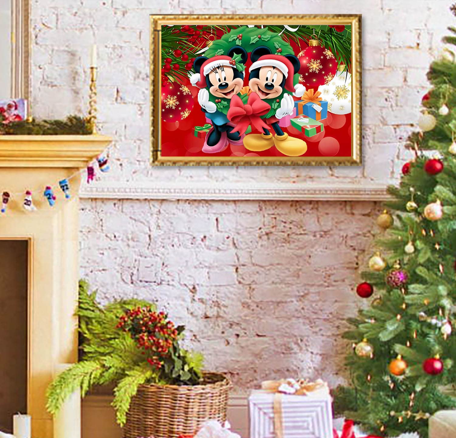 Diamond Painting Kits,Diamond Art Kit for Adults,5D Round Diamond Painting Kit Full Drill for Gift,Wall Décor
