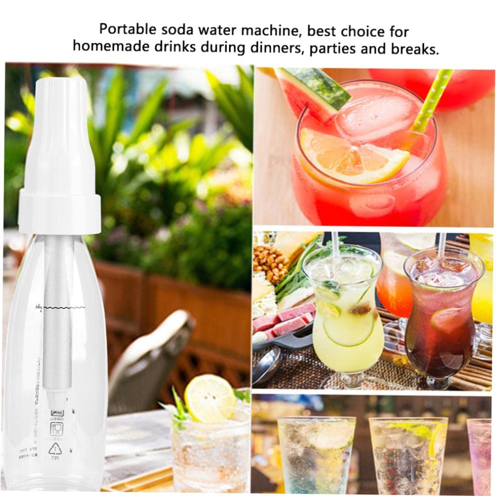 Make Homemade Sparkling Beverages with our Portable Bubble Soda Water Maker - Carbonated Beverage Dispenser and Household Drink Maker