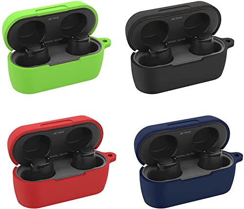 JIB Glow Case Cover Replacement for Skullcandy Jib True Wireless Earbuds, Green Silicone Protective Sleeve Protector Glow in Dark - LEFXMOPHY