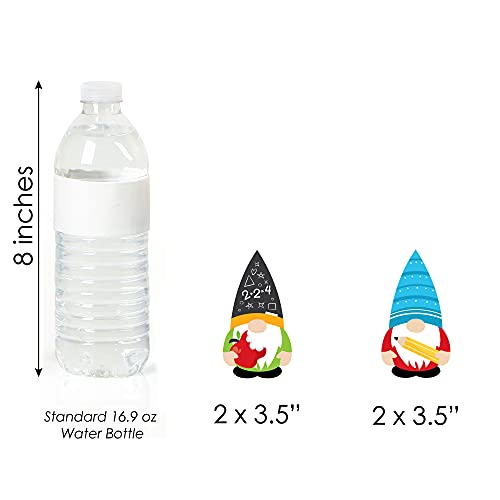Big Dot of Happiness School Gnomes - DIY Shaped Teacher and Classroom DecorationsĀ Cut-Outs - 24 Count