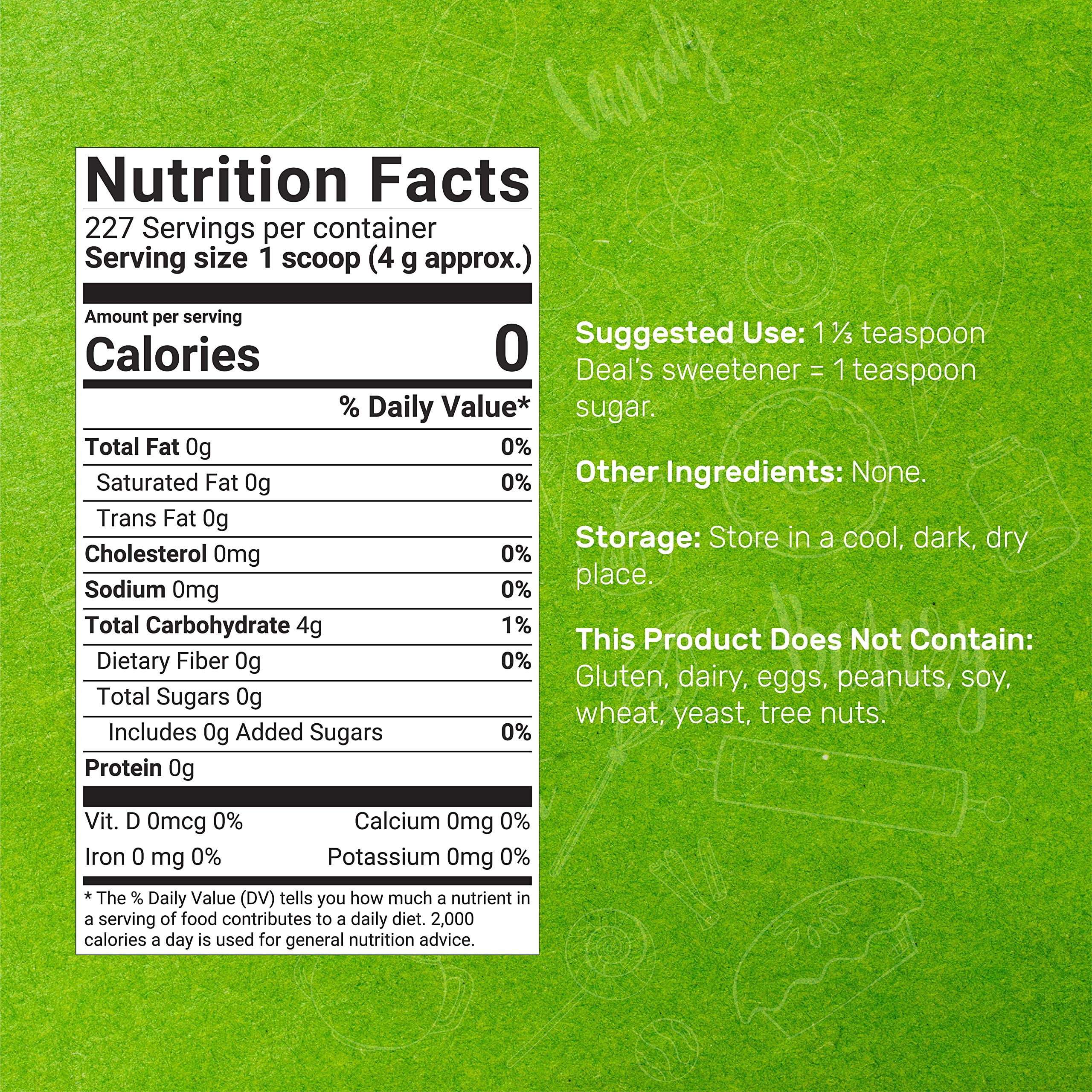 Allulose Sweetener 2 Pounds β Natural Sugar Subsitutes, No Aftertaste - Keto Friendly, Vegan, Zero Net Carb, Zero Calorie, Great for Cooking & Baking