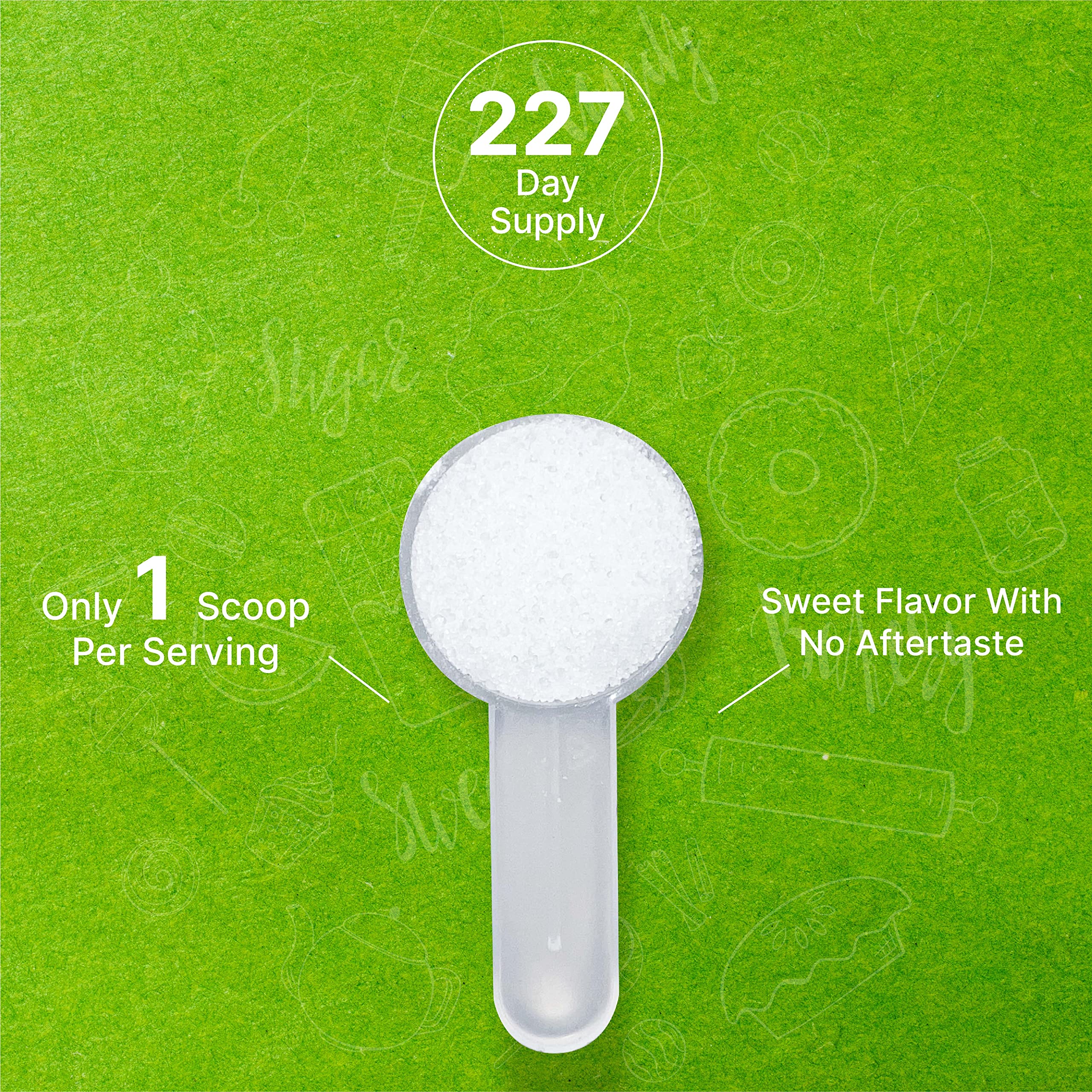 Allulose Sweetener 2 Pounds β Natural Sugar Subsitutes, No Aftertaste - Keto Friendly, Vegan, Zero Net Carb, Zero Calorie, Great for Cooking & Baking