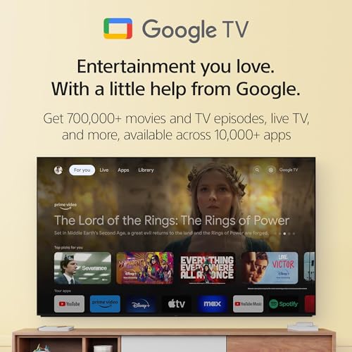 Sony 55 Inch 4K Ultra HD TV X85K Series: LED Smart Google TV with Dolby Vision HDR and Native 120HZ Refresh Rate KD55X85K- 2022 Model (Renewed)