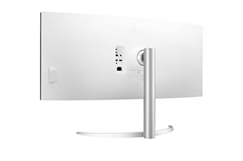 LG 40WP95C-W 40” UltraWide Curved WUHD (5120 x 2160) 5K2K Nano IPS Display, DCI-P3 98% (Typ.) with HDR10, Thunderbolt 4 with 96W PD, 3-Side Virtually Borderless Design Tilt/Height/Swivel Stand