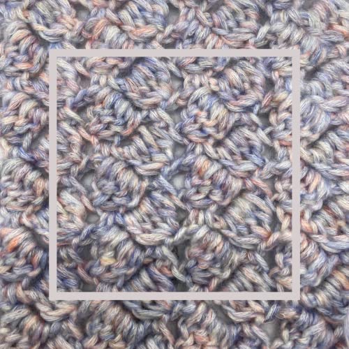 Cotton to The Core Medium Weight Extra Soft Baby Cotton Blend Yarn for Knitting Crocheting Blankets, Chainette, Bulk Size 3 Skeins, 654yds/300g (Steel Blue)