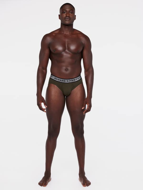Savage X, Men's Going Platinum Briefs, Deep Forest Green, XL