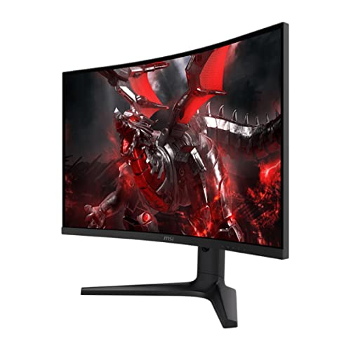 MSI G271C E2, 27" Gaming Monitor, 1920 x 1080 (FHD), VA, 170Hz, FreeSync Premium, HDMI, Displayport, Tilt (Renewed)