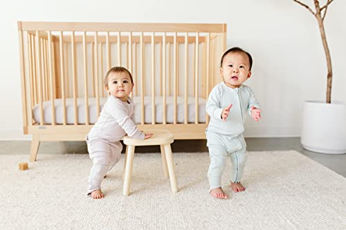 dadada Baby Soho 3-in-1 Convertible Crib β GREENGUARD Gold Certified, Made in Italy, Solid Beechwood β Adjustable Mattress Height, Modern Design 53.15 x 29.95 x 36.7 in 3 Colors (Natural)