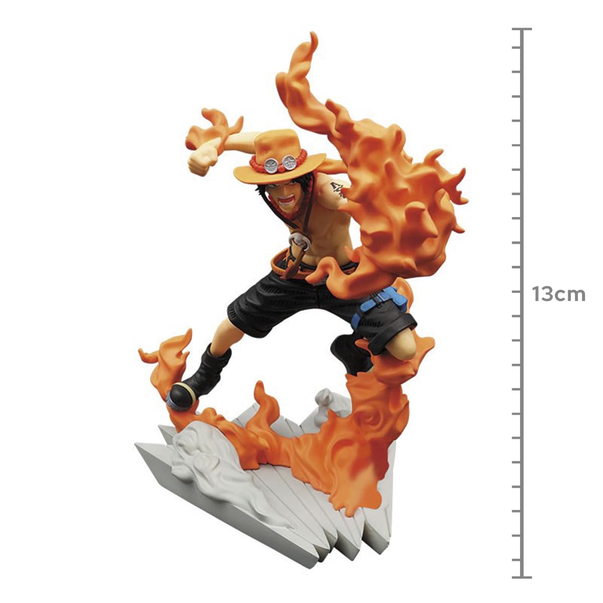 Banpresto - One Piece - Portgas. D. Ace, Bandai Spirits Senkozekkei Figure