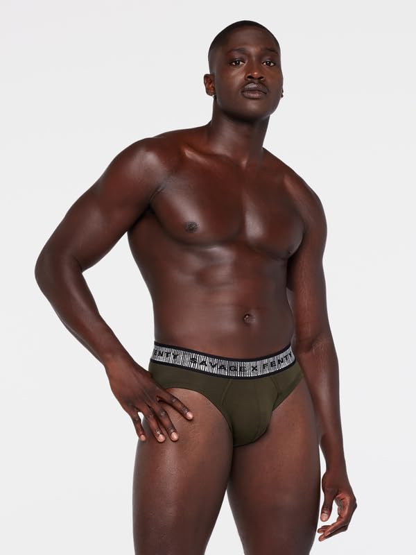 Savage X, Men's Going Platinum Briefs, Deep Forest Green, XL