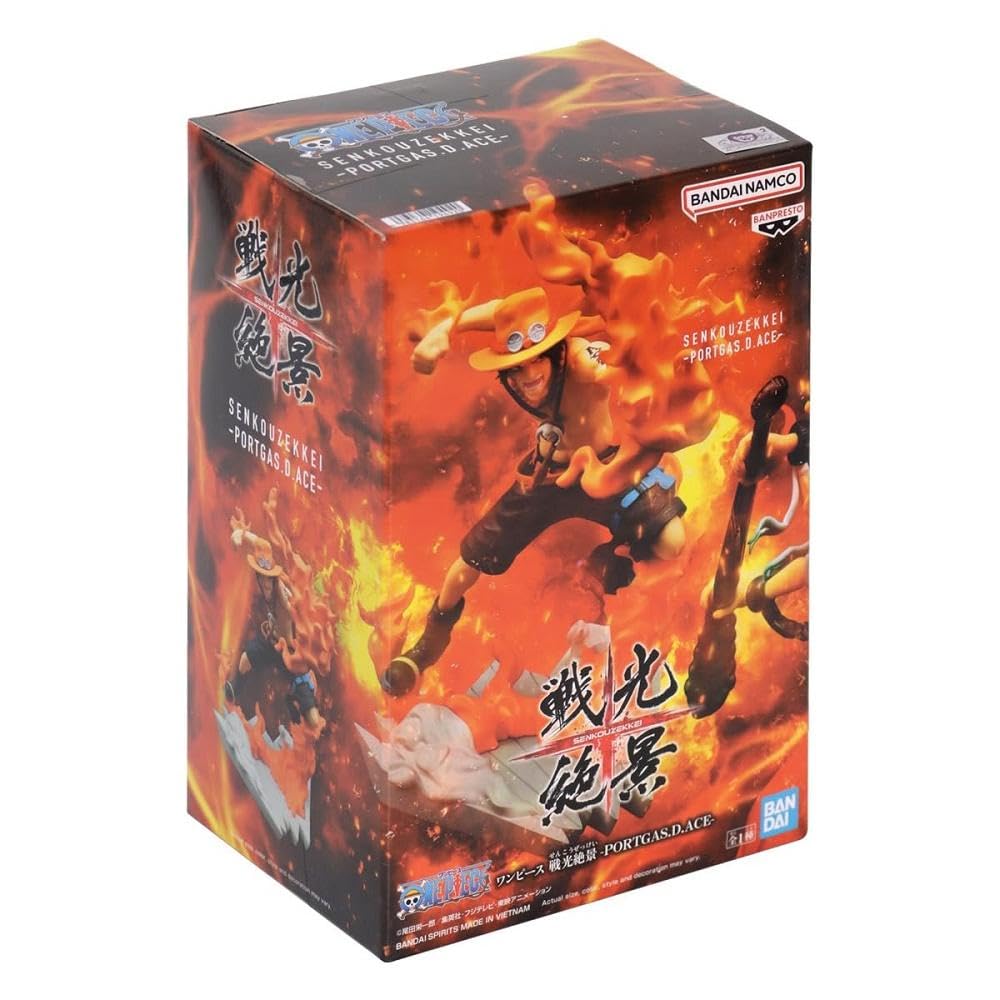 Banpresto - One Piece - Portgas. D. Ace, Bandai Spirits Senkozekkei Figure