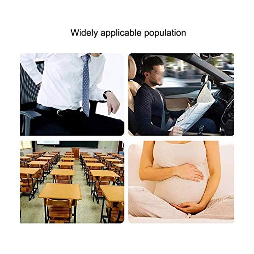 HHWKSJ Seat Cushion - Memory Foam Coccyx Cushion for Tailbone Pain - Office Chair Car Seat Cushion - Sciatica & Back Pain Relief