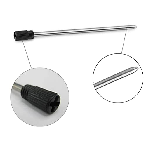 2.75'' Ballpoint Pen Refills, Replaced Refills for Diamond Crystal Stylus Pens and Ballpoint Pens (Black Refills,10 pack)