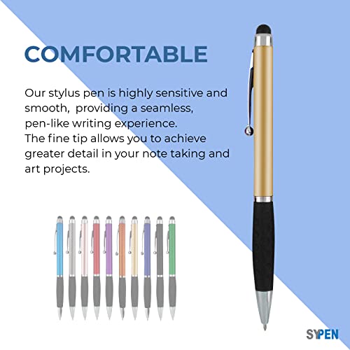 Personalized Pens With your Custom Logo or Text-300 Pack Bulk-for Businesses, Parties, and Events, 2 in 1 Ballpoint Pen & Capacitive Stylus forTouchscreen Devices, Rose Gold Barrel, Black Ink
