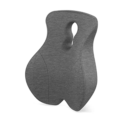 OZELS Lumbar Support Pillow, Memory Foam Back Cushion Pillow for Office Chair,Computer/Car Seat and Wheelchair,Ergonomic Orthopedic Backrest for Back Pain Relief (Color : A)