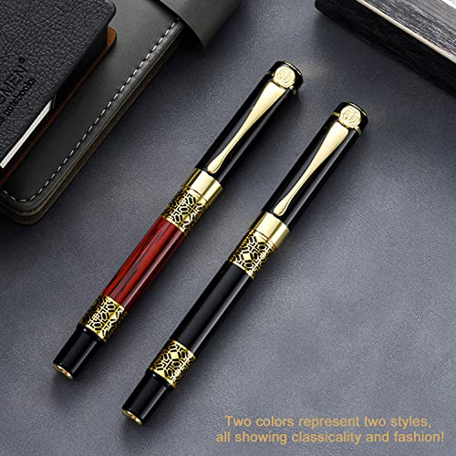 YIVONKA Ballpoint Pen Black Refill,business pens,Luxury Pen,Best Ball Pen Gift Set for Men & Women Professional Executive,Office,Nice Pens Classy Gift Box… (Red)