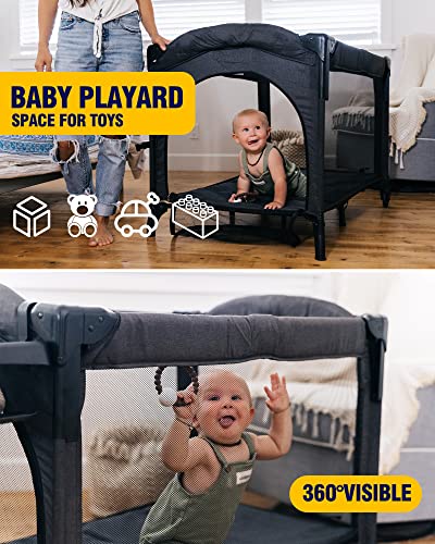 Beka Baby 4 in 1 Bassinet Bedside Sleeper, Baby Bedside Crib 4 Functions, Bedside Bassinet Crib Sleeper, Playard, Changing Table, Baby Bassinet for Newborn Baby